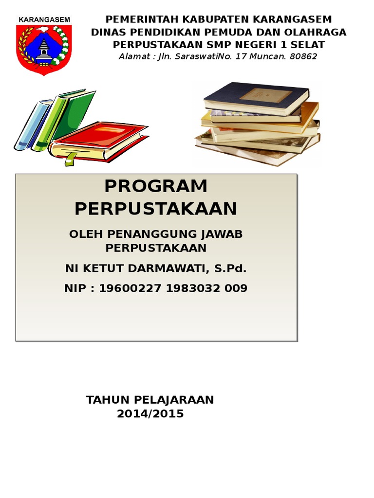 Program Perpustakaan SMP 1 Selat | PDF