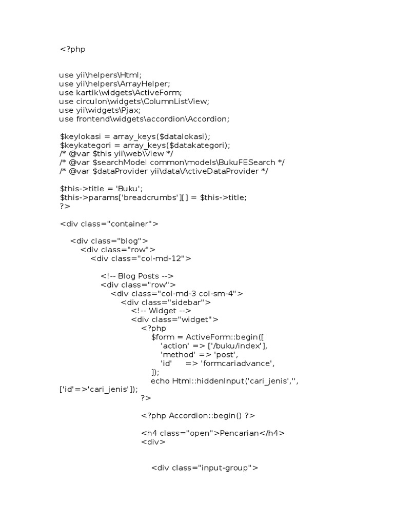 Contoh Penggunaan Pjax Yii2 | PDF | Situs Web | Pengembangan Web