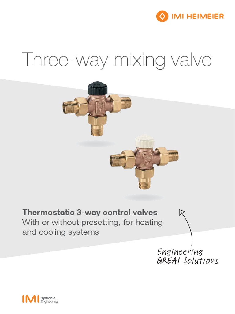 Three-Way Mixing Valves: Technical Specifications and Applications for Precise Temperature ...