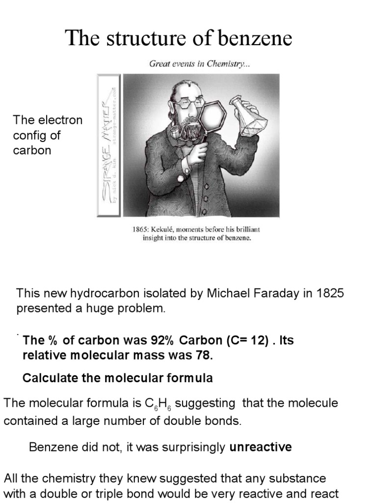 The Structure of Benzene in Powerpoint | Download Free PDF | Benzene ...