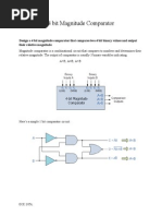 1 Bit Comparator Procedure PDF | PDF