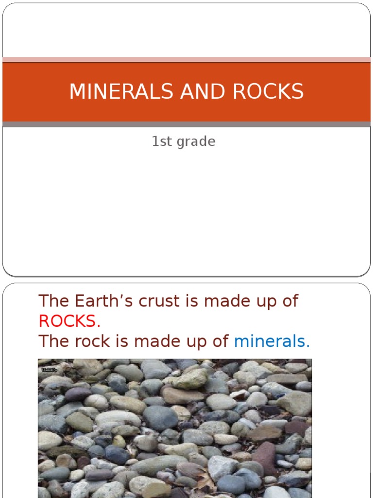 Minerals and Rocks: 1st Grade | PDF | Rock (Geology) | Minerals