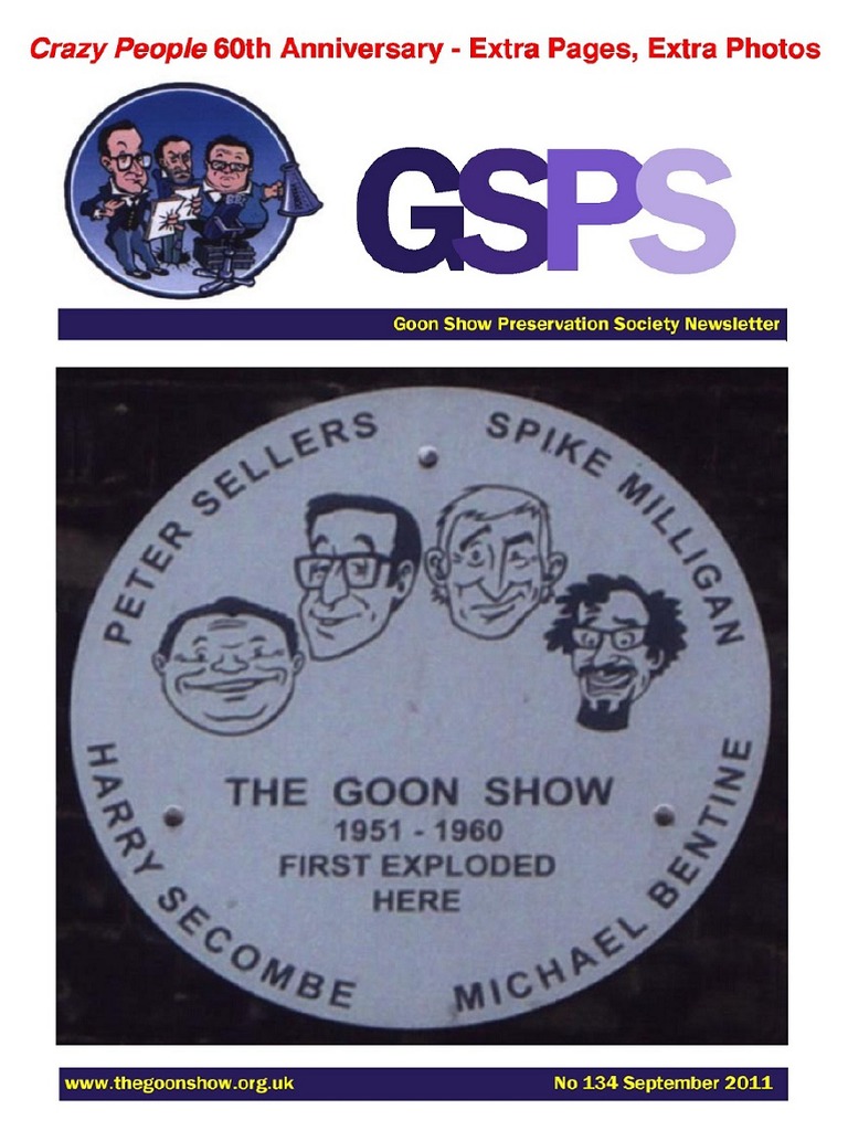 Goon Show Preservation Society Newsletter 134 | PDF | Entertainment ...
