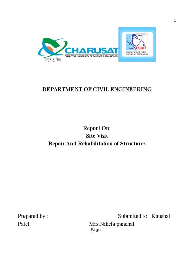Site Visit Report | PDF | Engineering | Building Materials