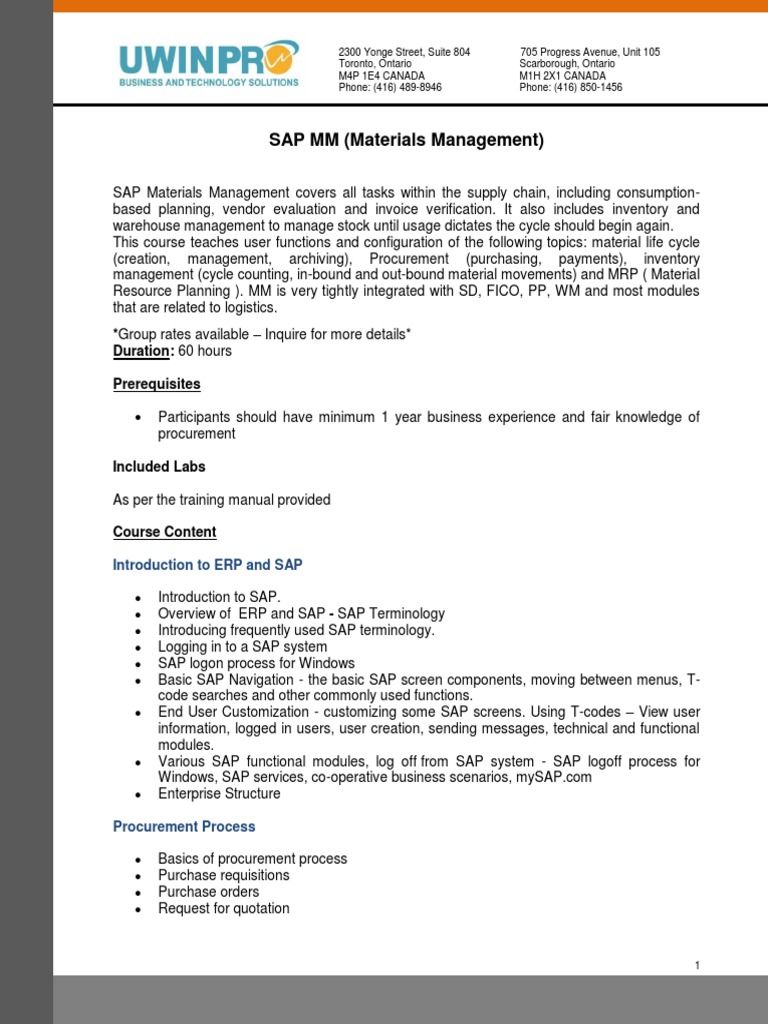 SAP MM (Materials Management) | PDF | Inventory | Invoice