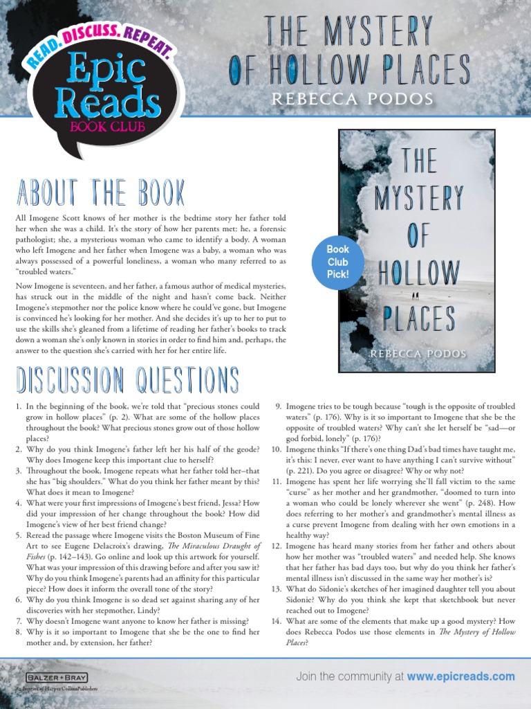 Book Club Guide: The Mystery of Hollow Places | PDF