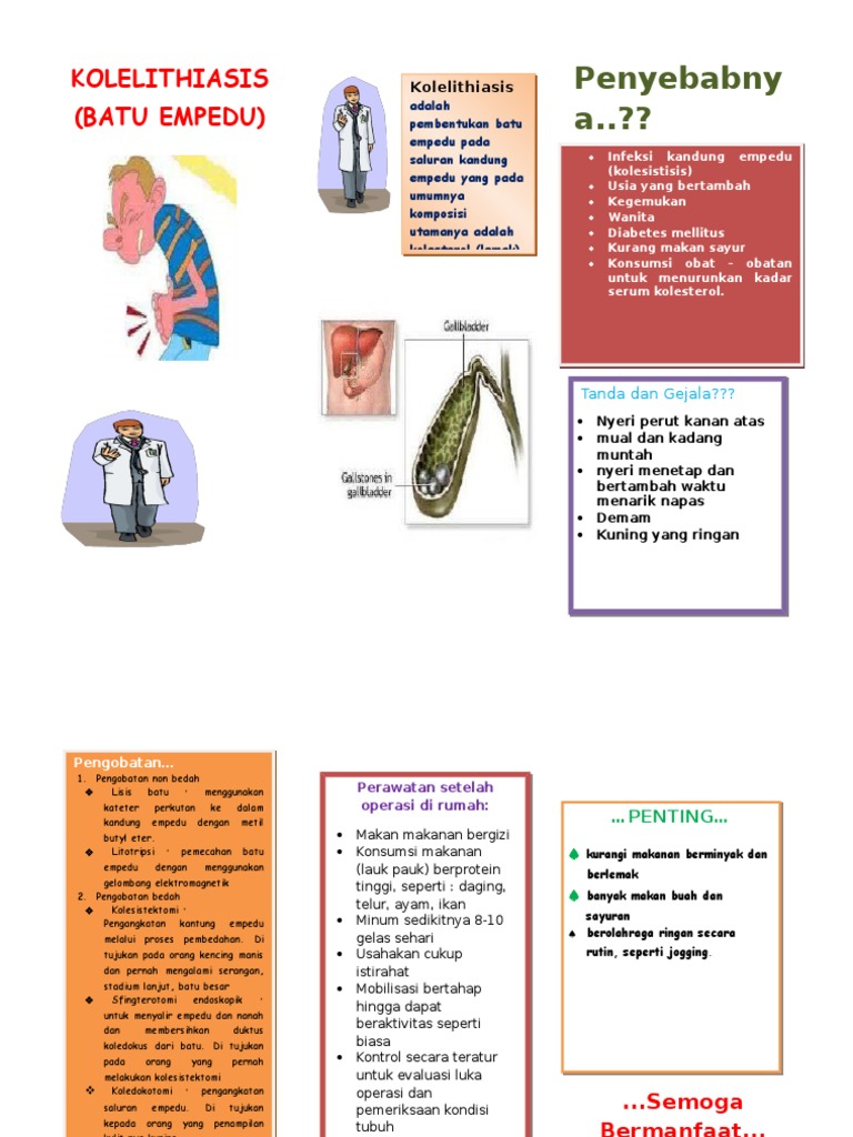 Dicky Leaflet Kolelitiasis | PDF | Politik | Sains & Matematika