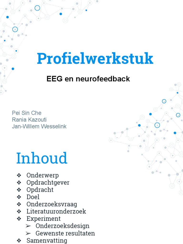Profielwerkstuk Presentatie | PDF