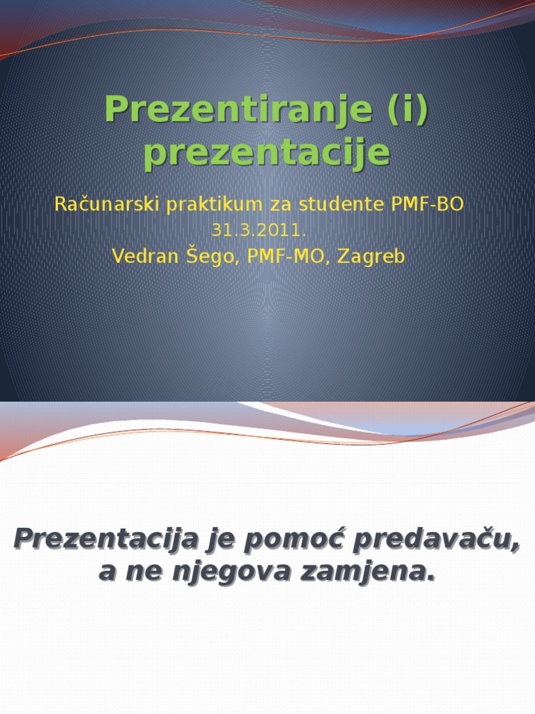 Prezentacije | PDF