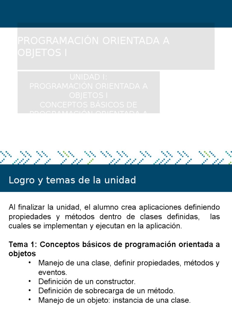 Conceptos Basicos de POO | PDF | Objeto (informática) | Programación ...