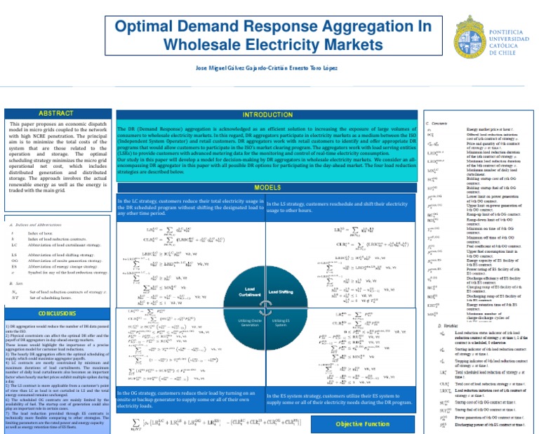 Optimal Demand Response Aggregation in Wholesale Electricity Markets | PDF | Nature | Electrical ...