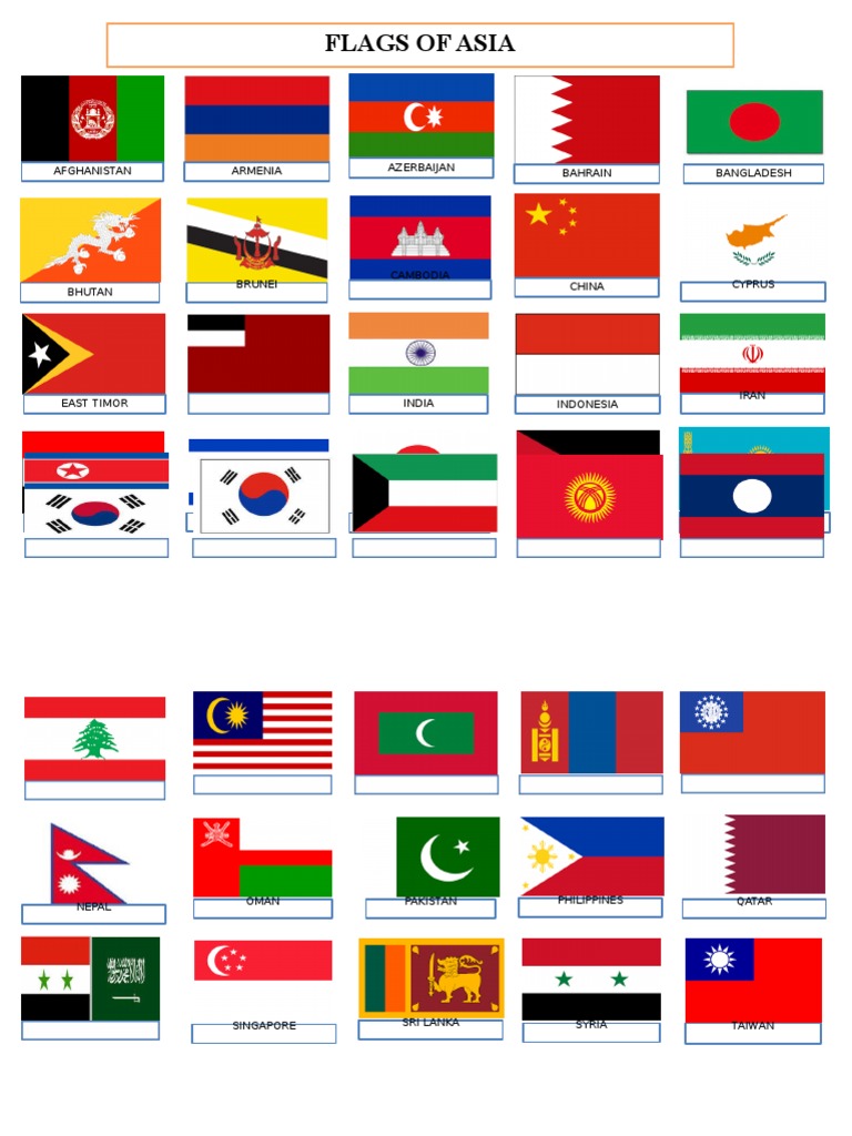 Flags of the World by Region | PDF