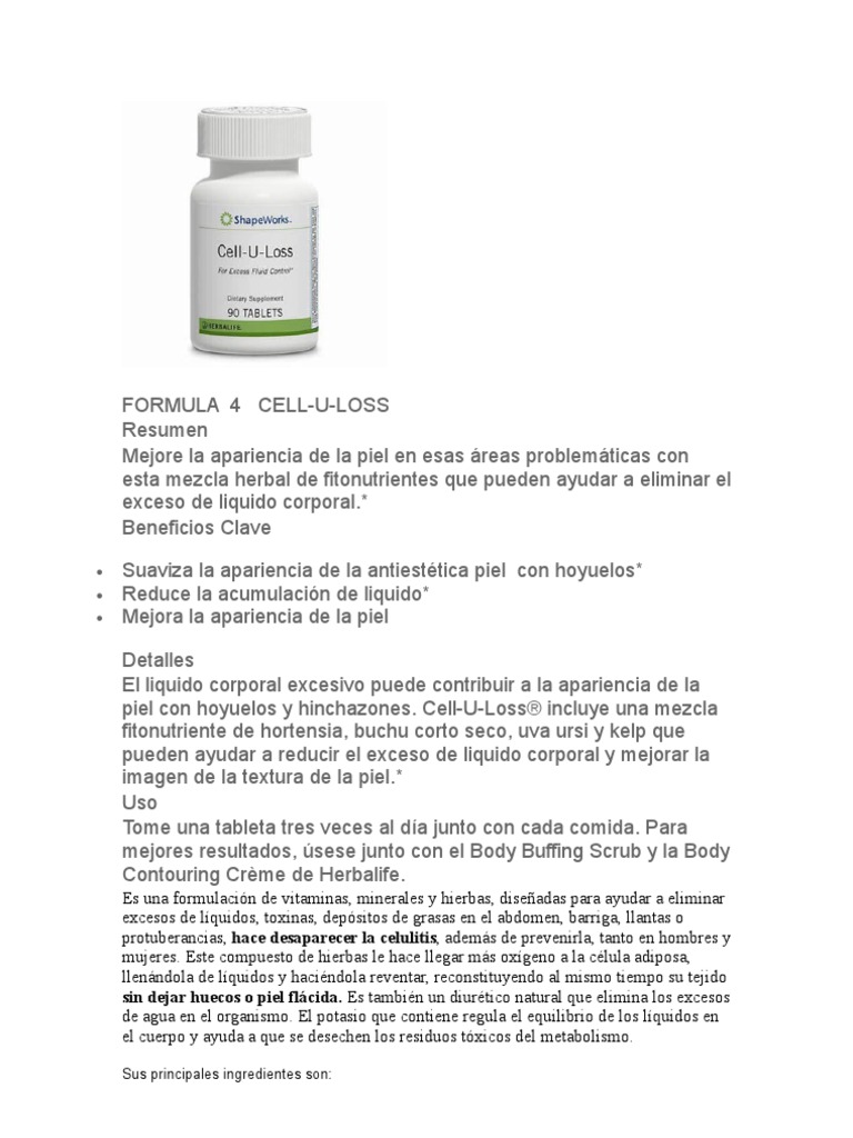 Cell - U - Loss (Rams) | PDF | Potasio | Dieta y nutrición