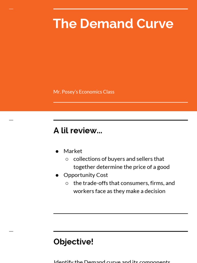 Understanding the Demand Curve Basics | PDF | Finance & Money Management