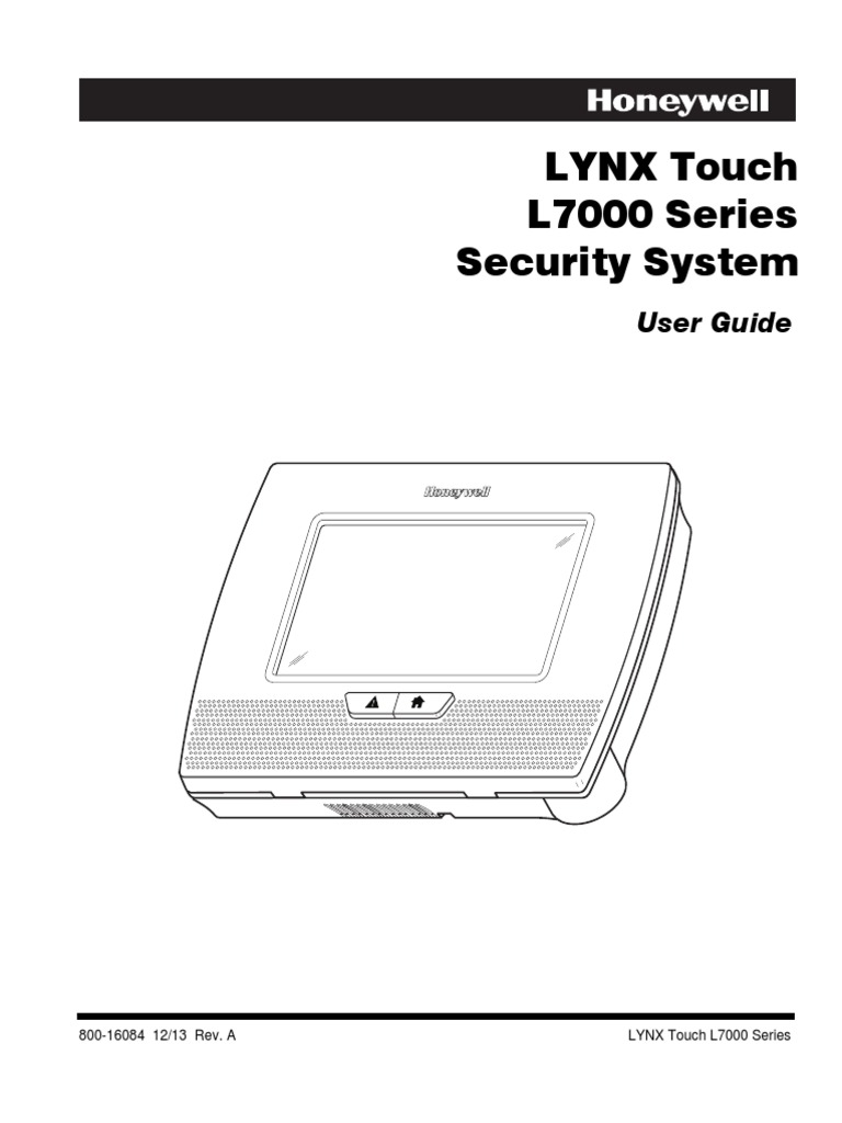 L7000 User Guide | PDF | Security Alarm | Icon (Computing)