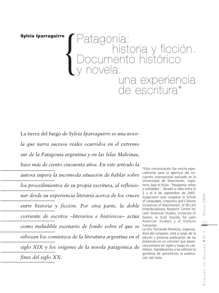 La Tierra Del Fuego | PDF | Novelas | Historiografía