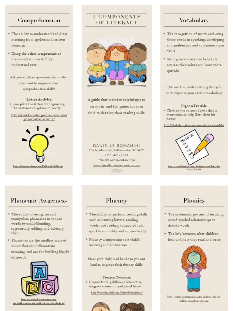 Brochure | PDF | Phonics | Learning Methods