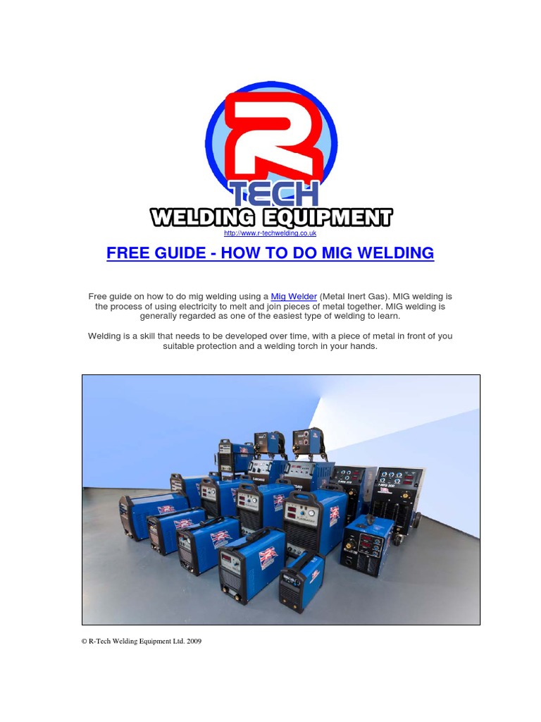 Free How To Do MIG Welding Guide | PDF