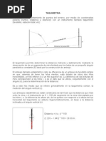 Fundamentos de Taquimetría en Topografía | PDF | Topografía | Sistema ...