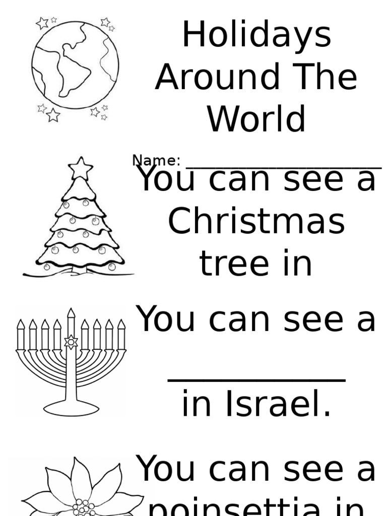Global Holiday Traditions Activity | PDF