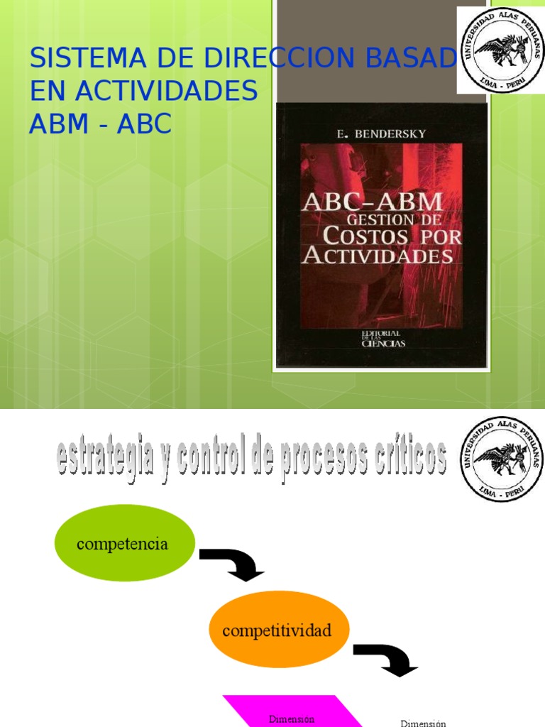 Sistema ABM y Costos ABC en Empresas | PDF | Benchmarking | Outsourcing