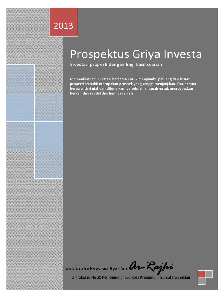 Contoh Prospektus | PDF