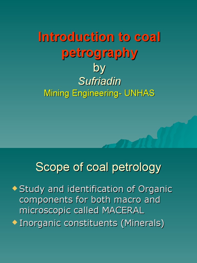 Coal Petrology | PDF | Coal | Hydrocarbons