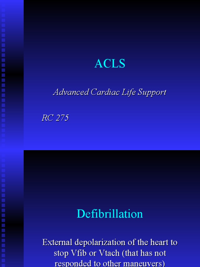 Acls 11 | PDF | Wellness | Science & Mathematics