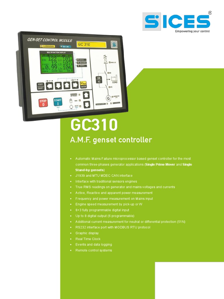 GC310 | PDF | Mains Electricity | User Interface