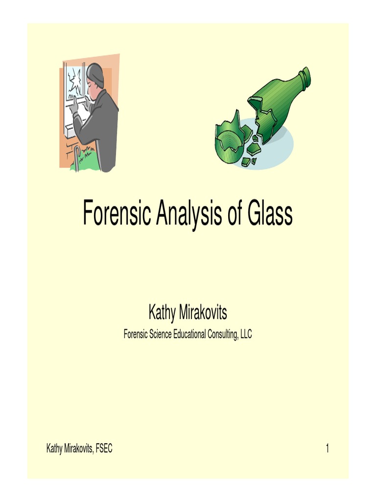 Forensic Glass Analysis Guide | PDF | Glasses | Refraction