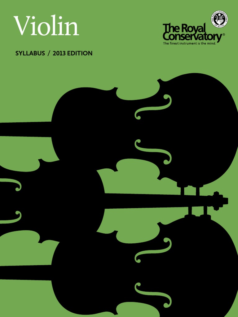 RCM Violin Syllabus | PDF | Harmony | Concerto