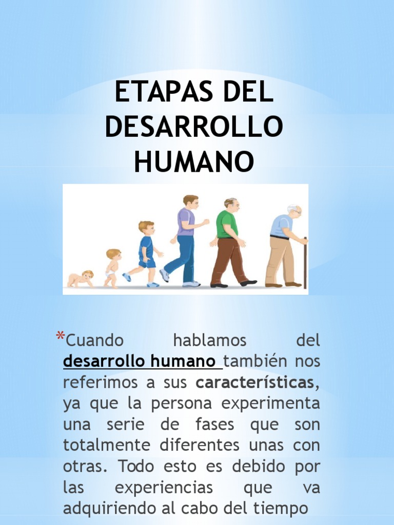 Etapas Del Desarrollo Humano | PDF | Adultos | Vejez
