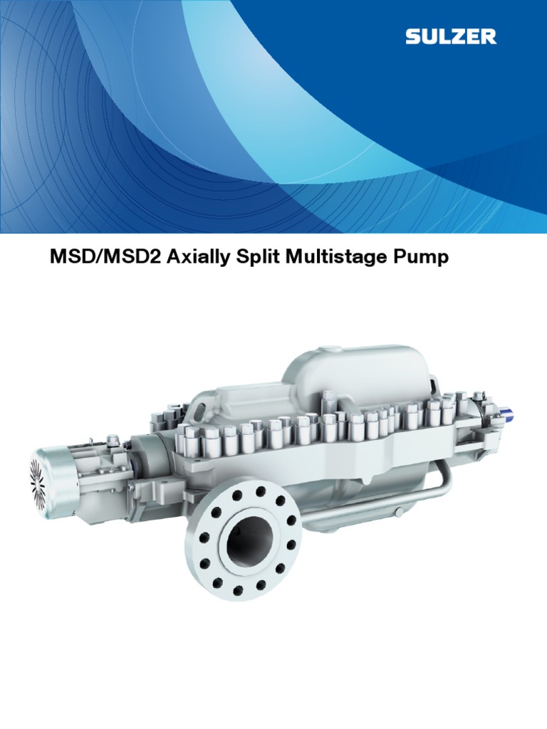 MSD_Axially Split Multistage Pump | Bearing (Mechanical) | Pump