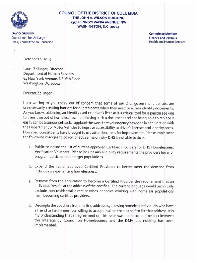 Grosso Letter To DHS On IDs & DHS Response | PDF | United States ...