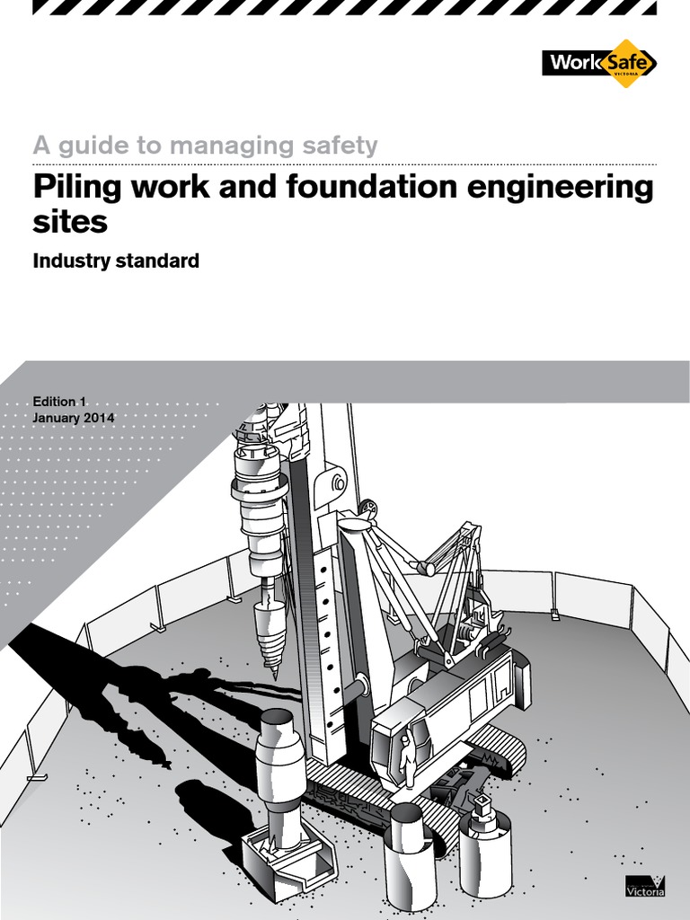 Piling Works Industry Standard Web PDF | PDF | Occupational Safety And ...