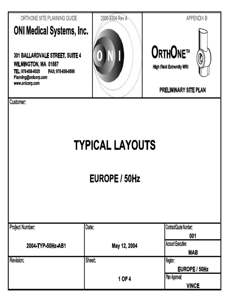 Orthone Site Planning Guide Appendix B | PDF