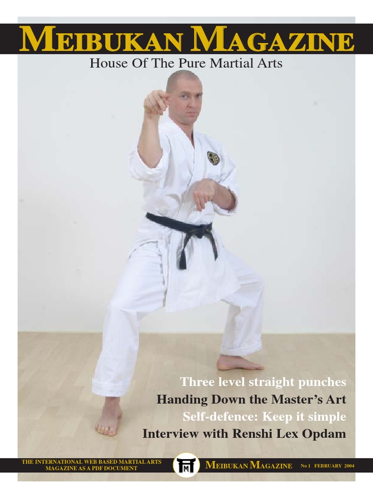 Meibukan Magazine 1-2004 | PDF | Karate | Chinese Martial Arts