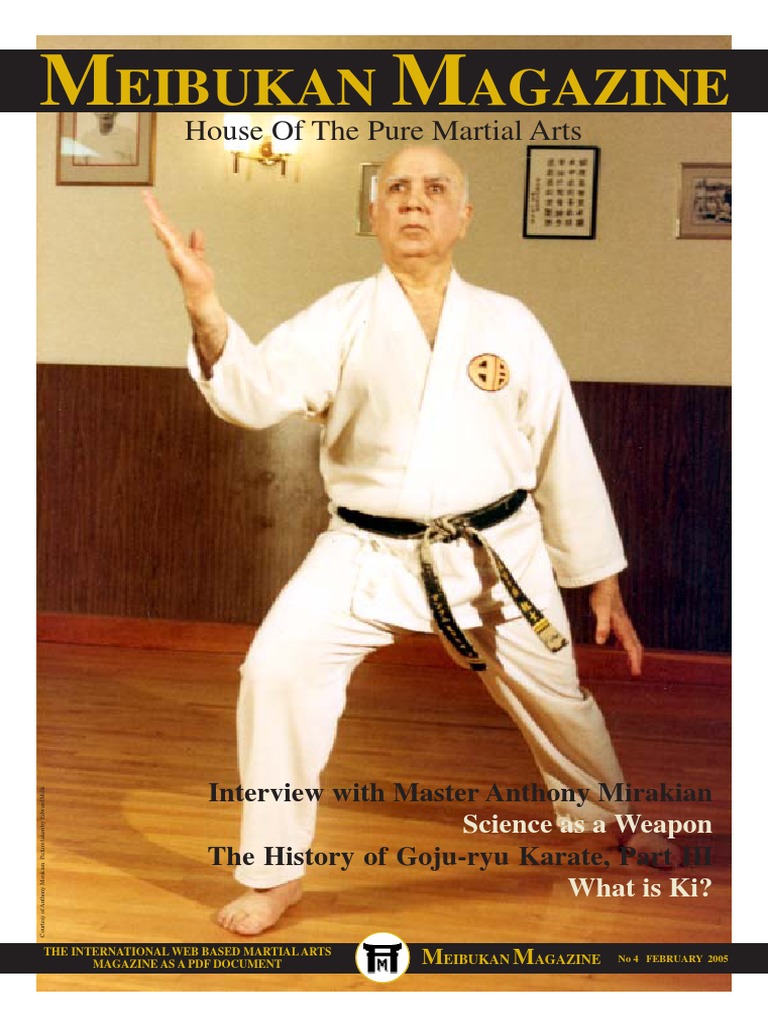 Meibukan Magazine 4-2005 | PDF | Japanese Martial Arts | Karate