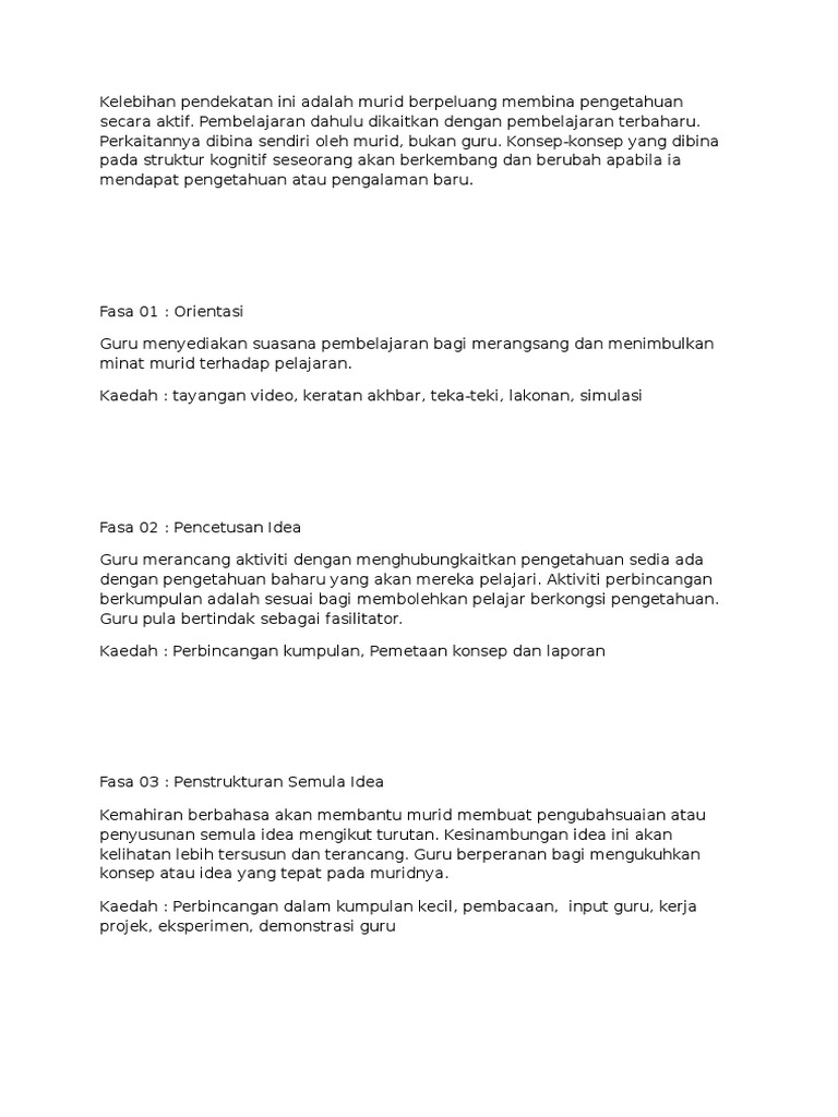 RPH 5 Fasa Needham | PDF | Karier & Perkembangan | Pengembangan Diri