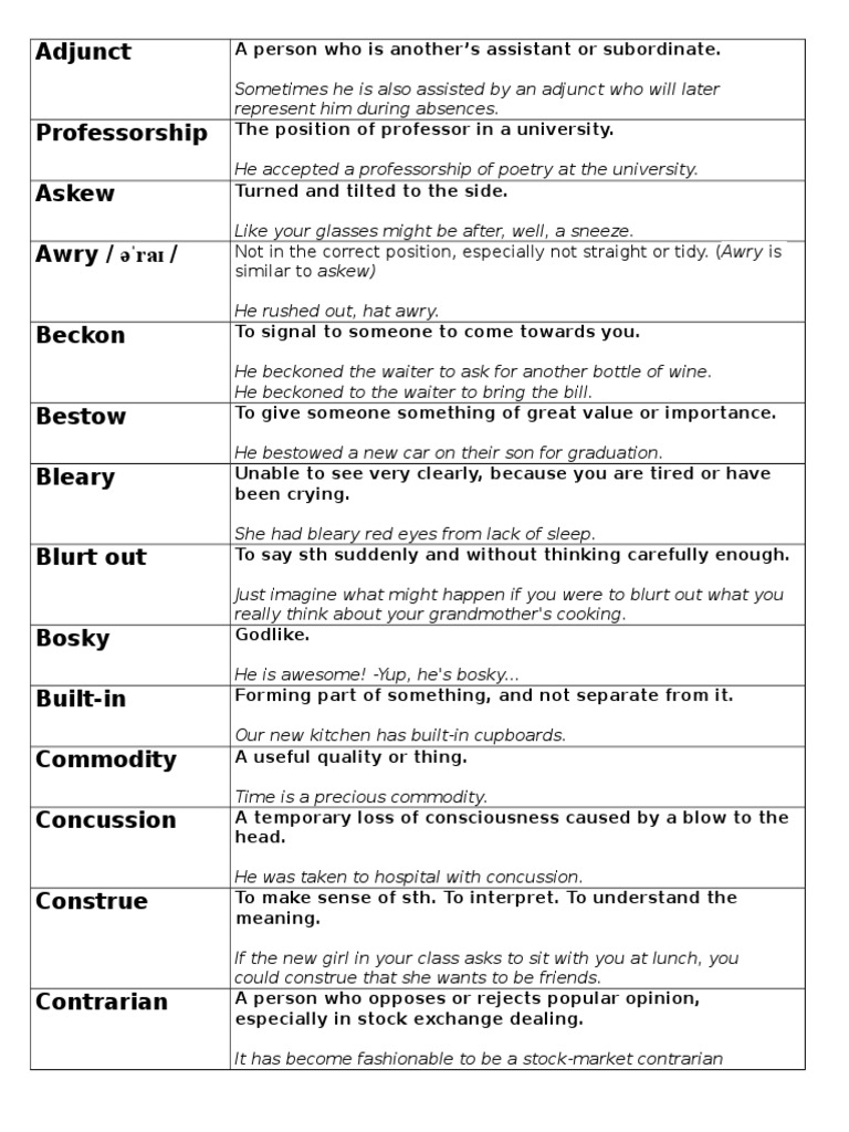 An Analysis of Key Words and Their Contextual Meanings | PDF | Nature