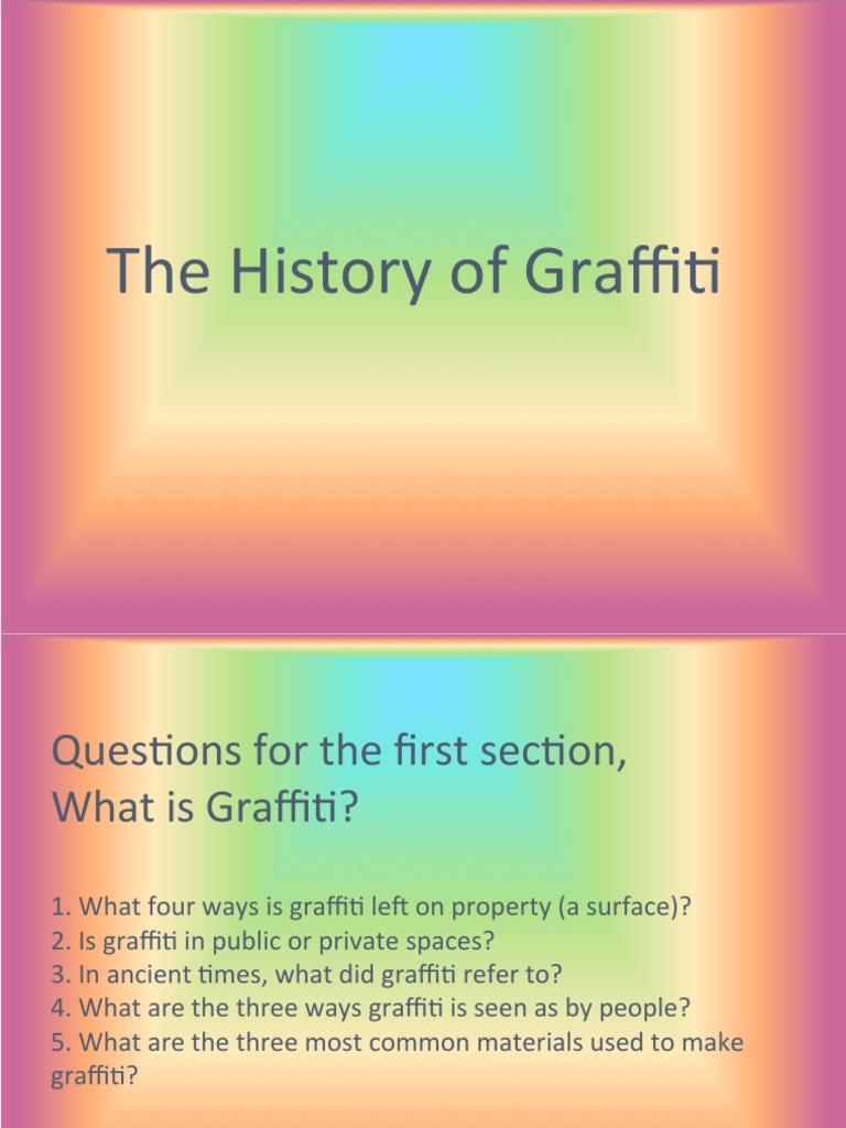 Graffiti History Overview | PDF | Graffiti