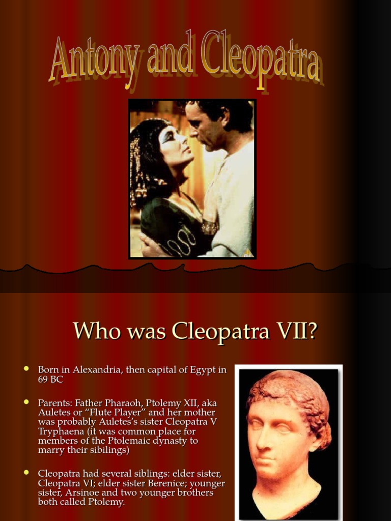 Antony and Cleopatra | Cleopatra | Mark Antony