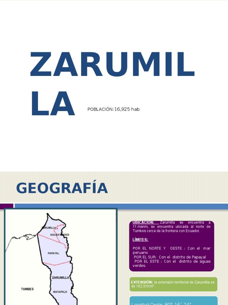ZARUMILLA | PDF | Ciencias de la Tierra | Geografía Física