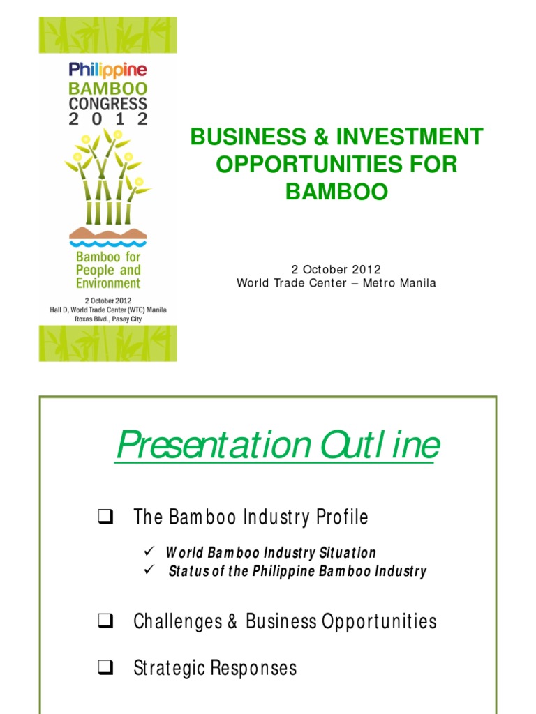 Bamboo Business Investment Opportunities | PDF | Bamboo | Plant Nursery