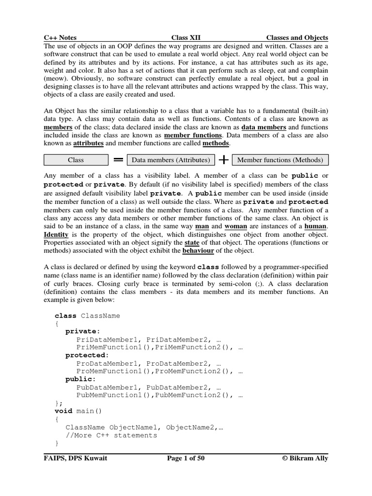 Class Pdf Pdf Constructor Object Oriented Programming Programming
