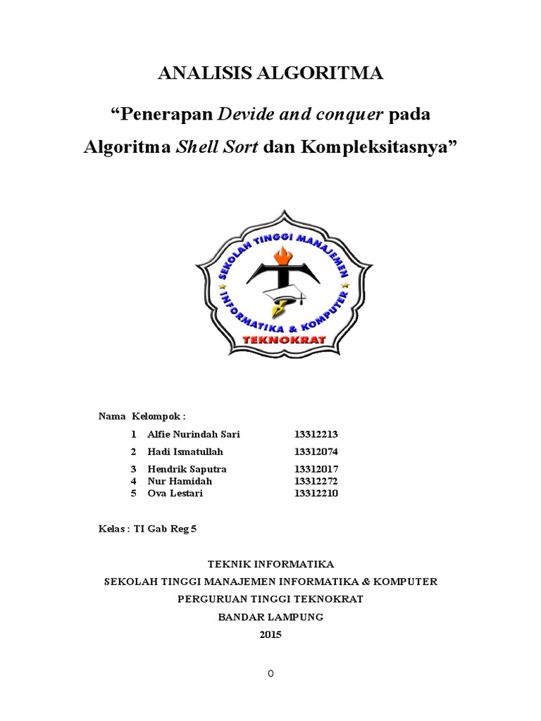 Laporan Devide and Conquer | PDF