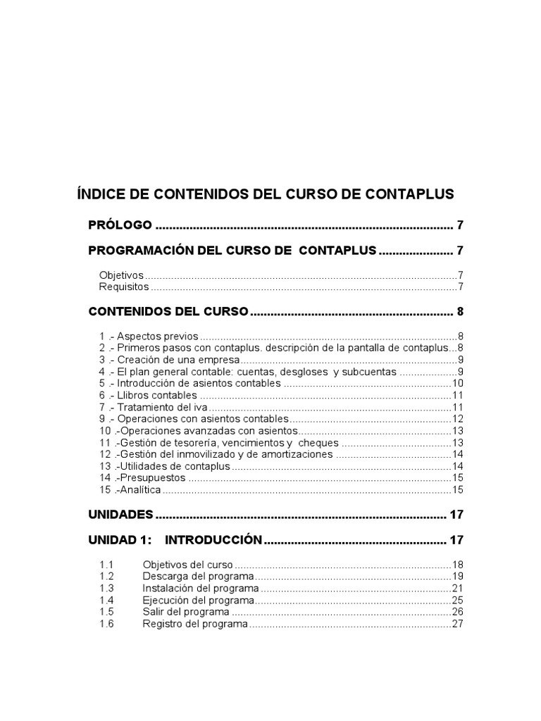 Conta Plus | PDF | Ventana (informática) | Contabilidad