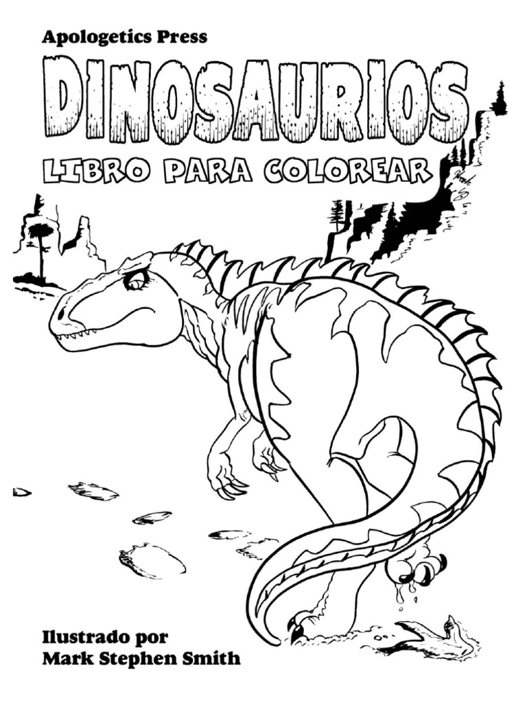 Dinosaurios Libro Para Colorear Spanish Pdf Dinosaurios Evolución