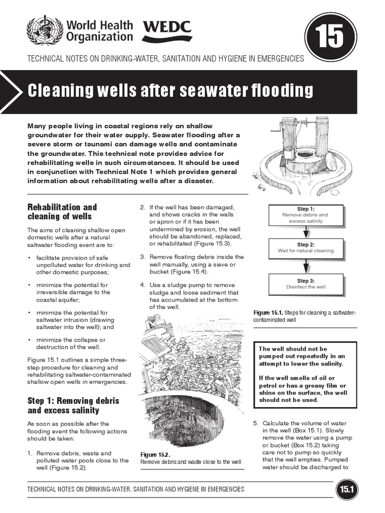 Tn15 Cleaning Wells en | PDF | Fresh Water | Drinking Water