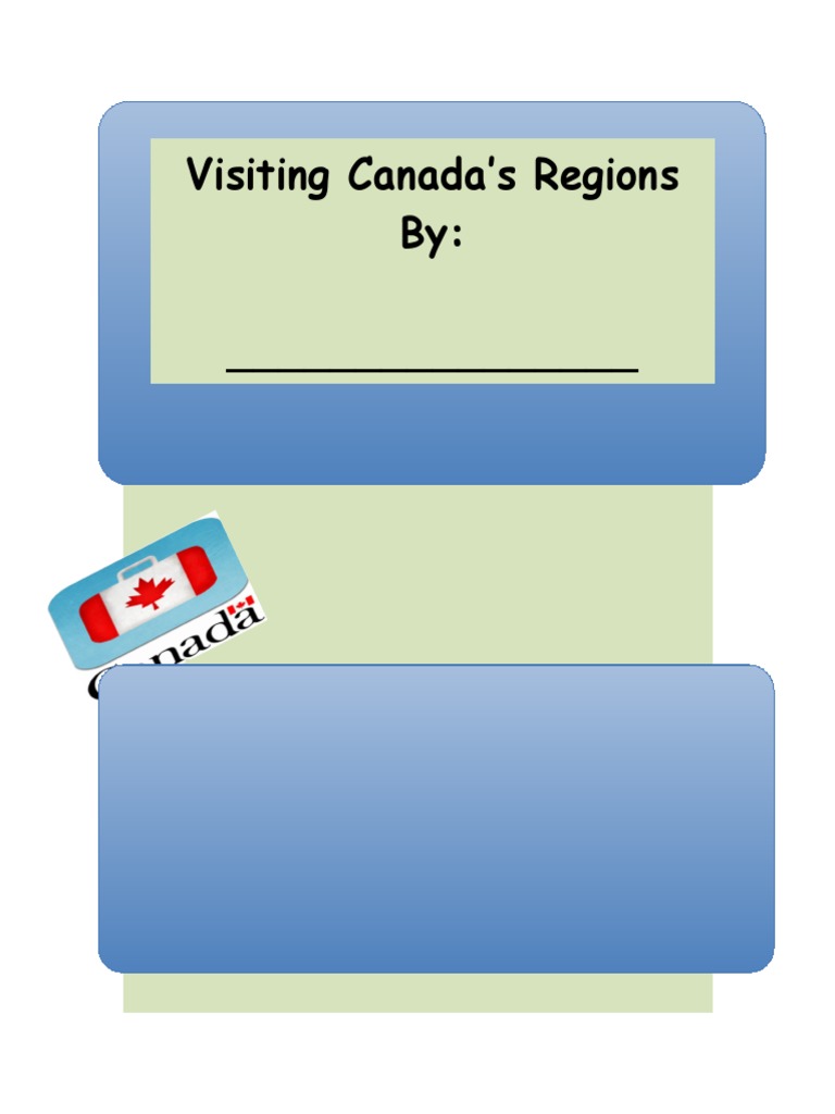 Exploring Canada's Regions: Travel Plans | PDF